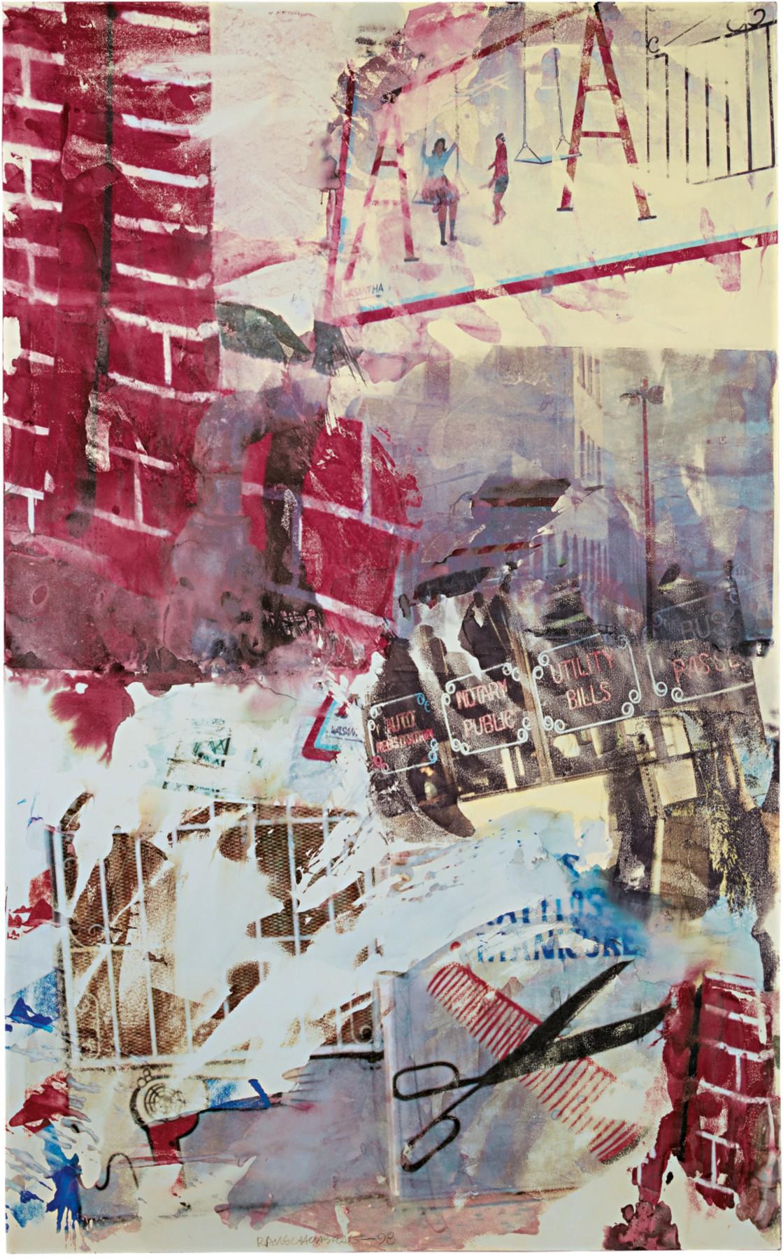Budget Cut [Anagram (A Pun)] by Robert Rauschenberg | Art.Salon