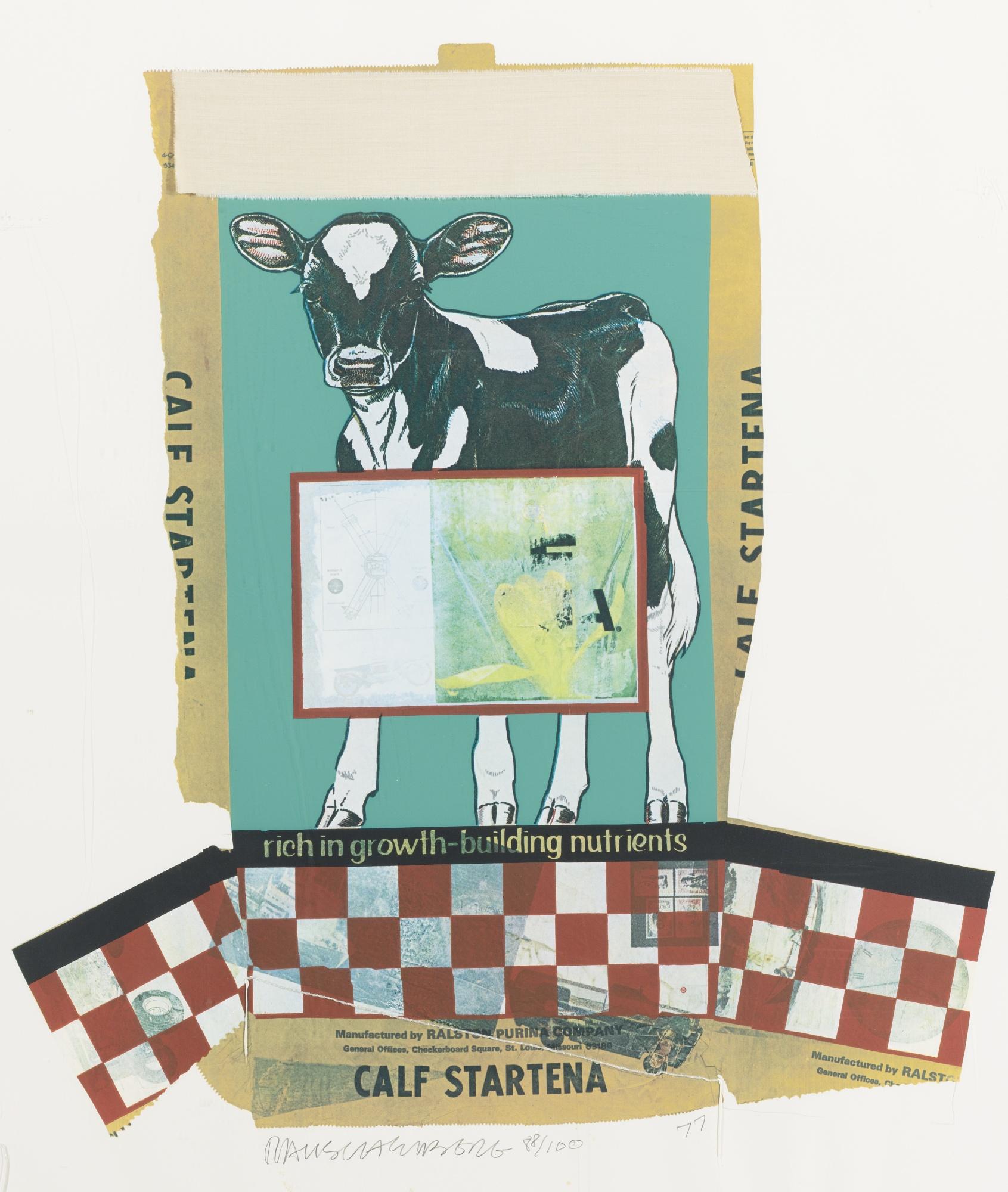 Calf Chow; Hog Chow; Mink Chow; And Monkey Chow by Robert Rauschenberg ...