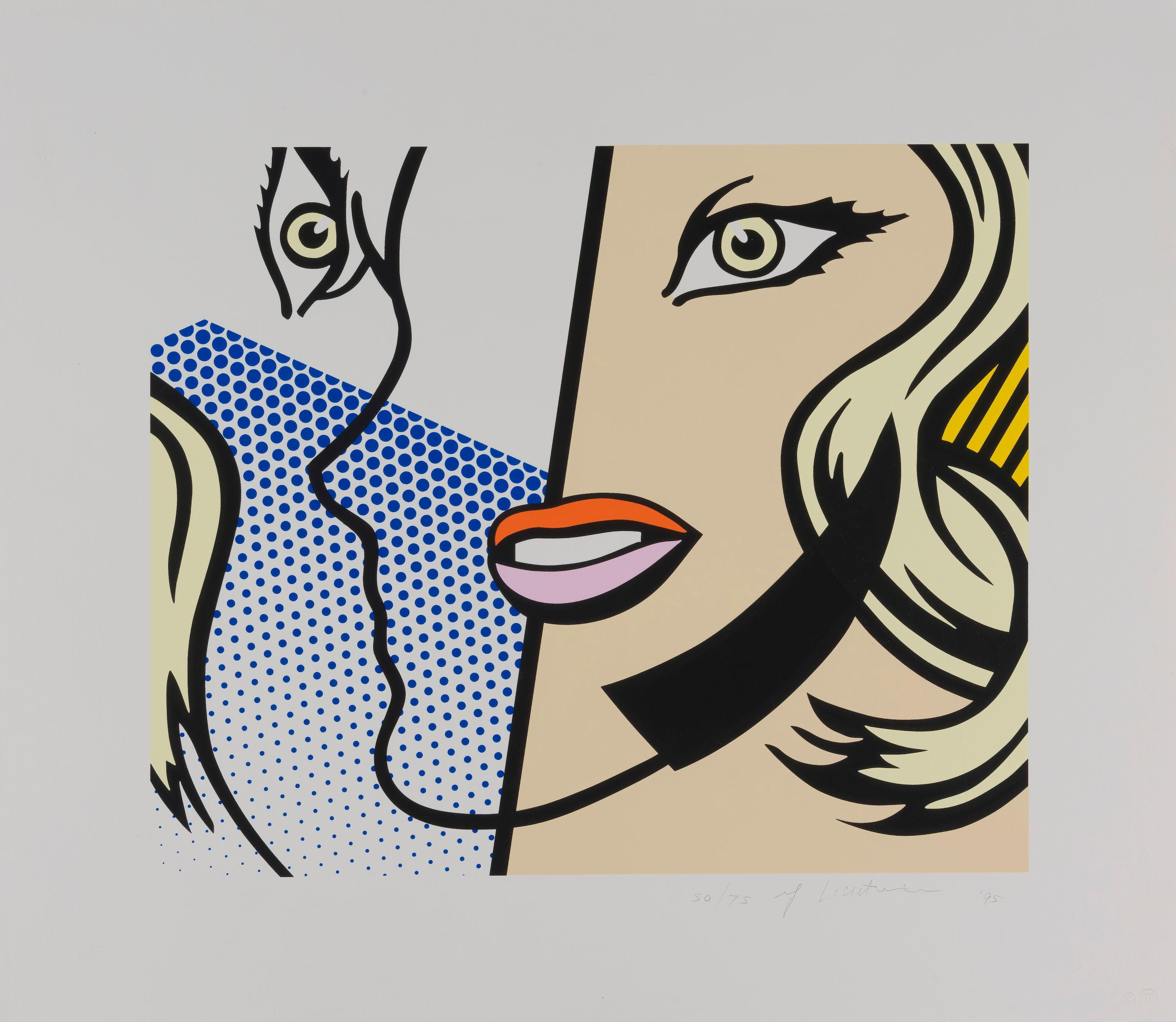 Untitled head, 1995 by Roy Lichtenstein | Art.Salon