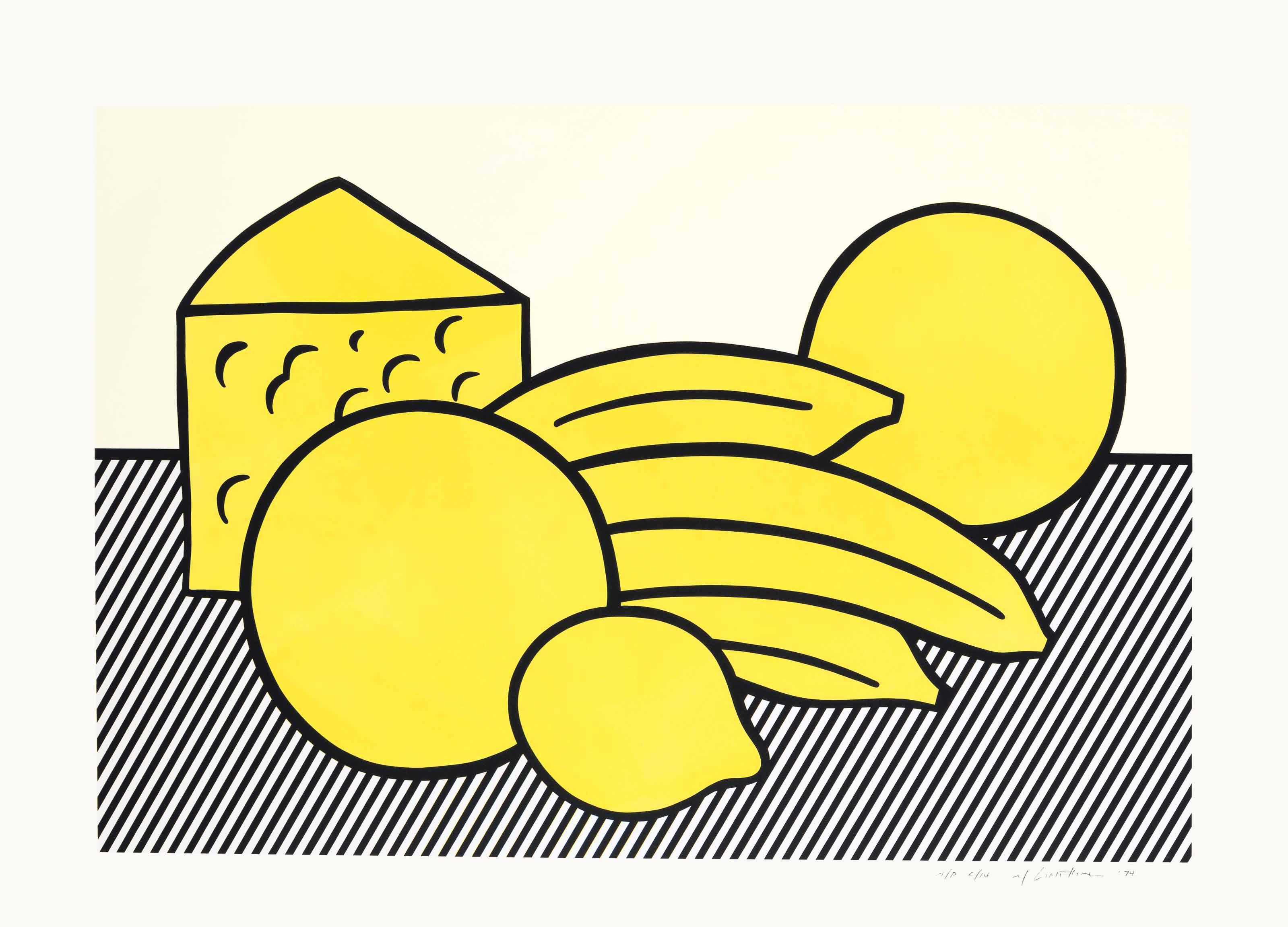 Yellow Still Life, From The Six Still Lifes by Roy Lichtenstein | Art.Salon