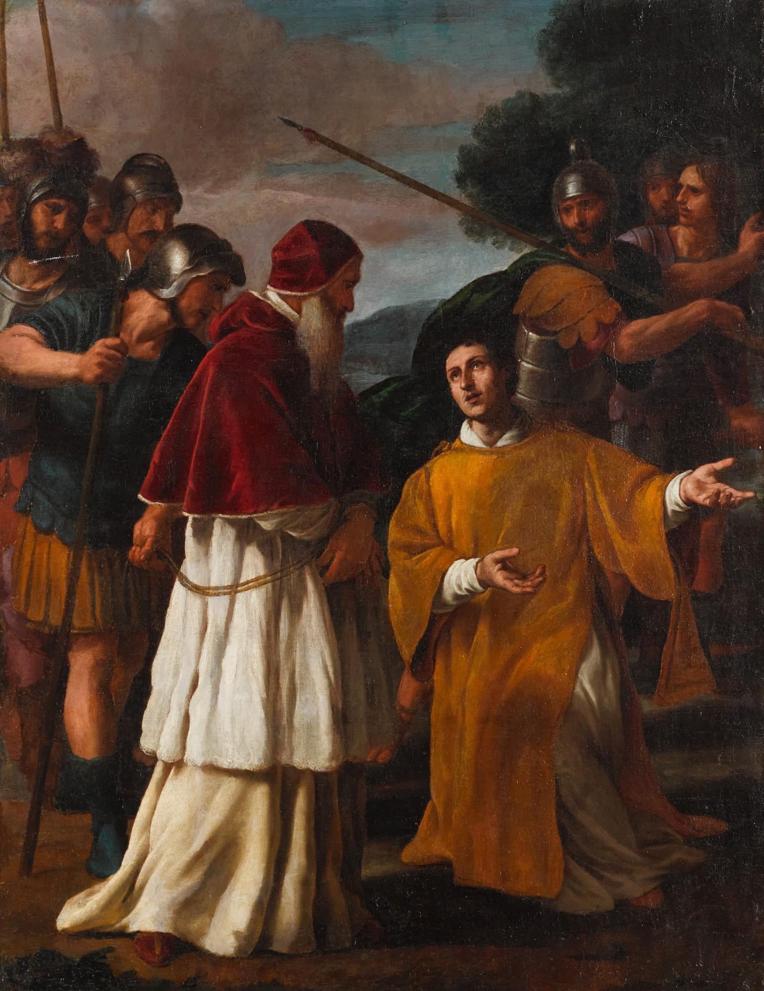 Saint Lawrence Meeting Pope Sixtus On His Way To His Execution | Art.Salon