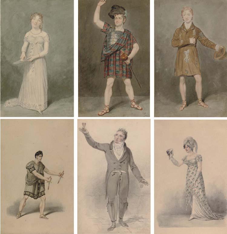 Miss S. Booth as Amanthis in The Child of Nature; Mr Sinclair as Apollo ...