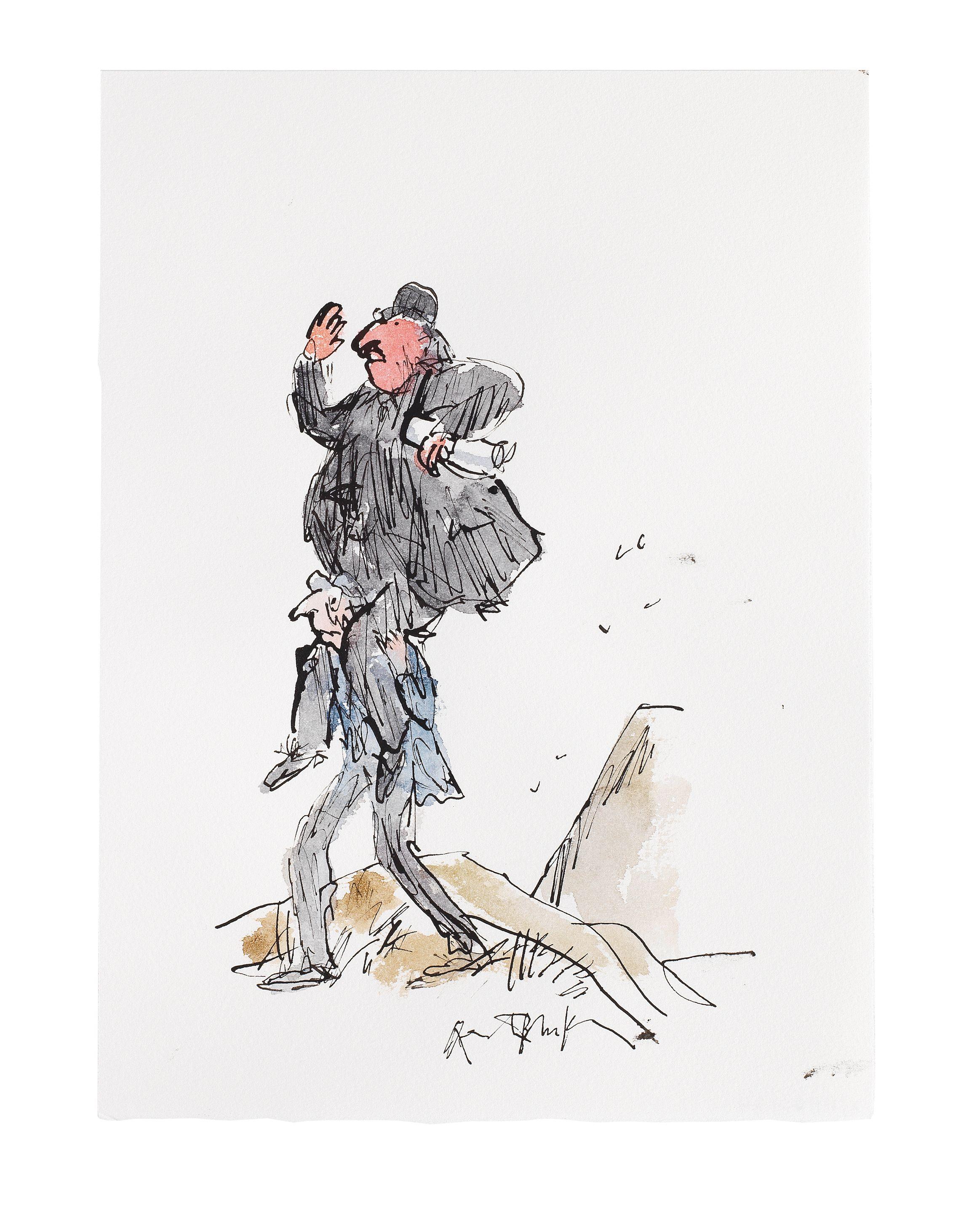 Uplifted No.2 (unframed) by Sir Quentin Blake | Art.Salon