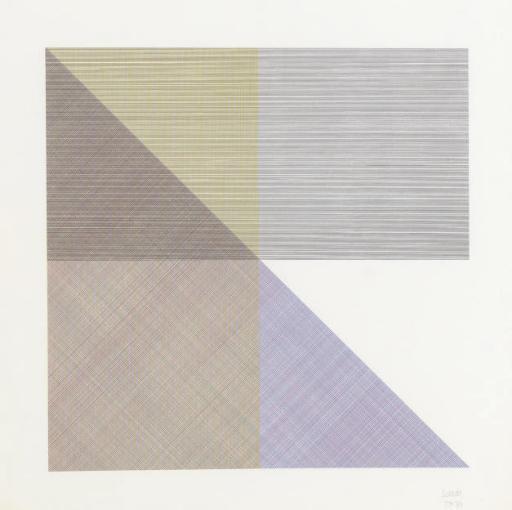 Eight Squares with a Different Colour in Each Half Square (Divided ...