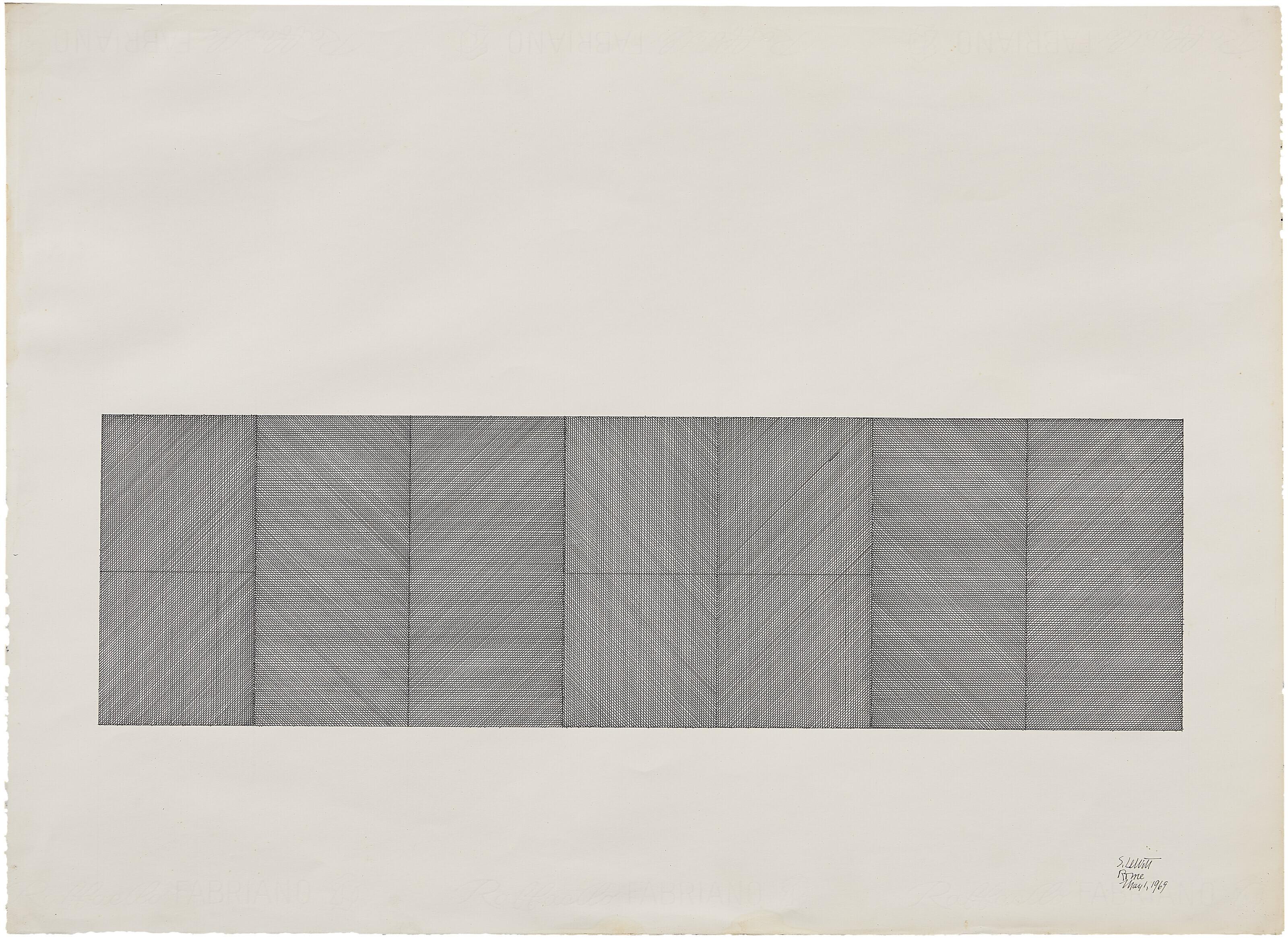 Four Basic Kinds of Lines (Superimposed) by Sol LeWitt | Art.Salon
