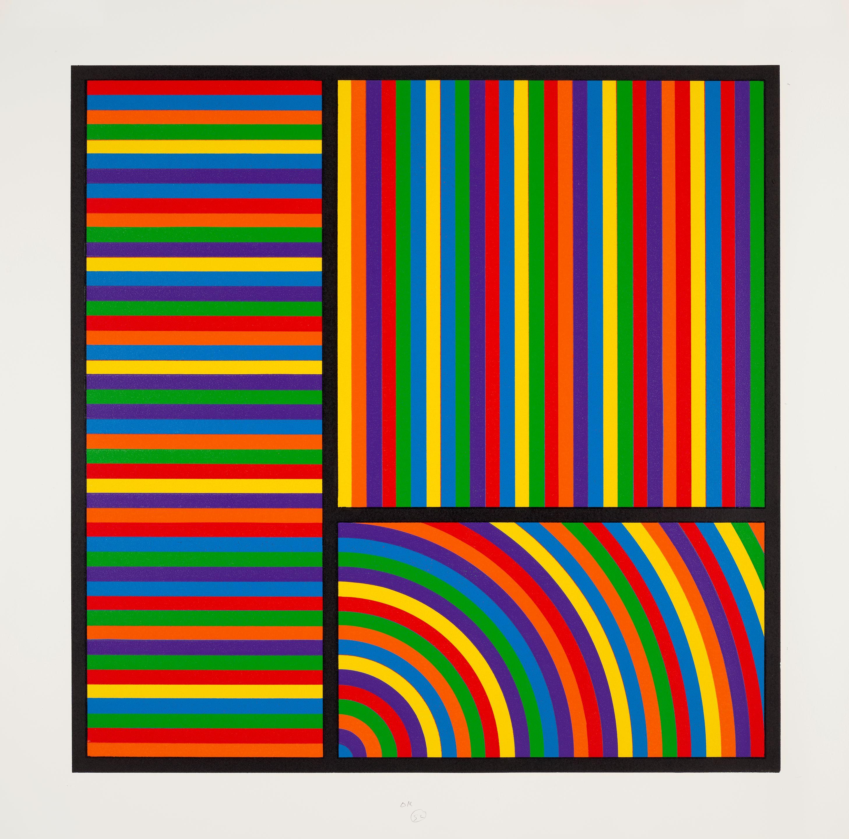 Six Plates, from Color Bands (6 works) by Sol LeWitt | Art.Salon