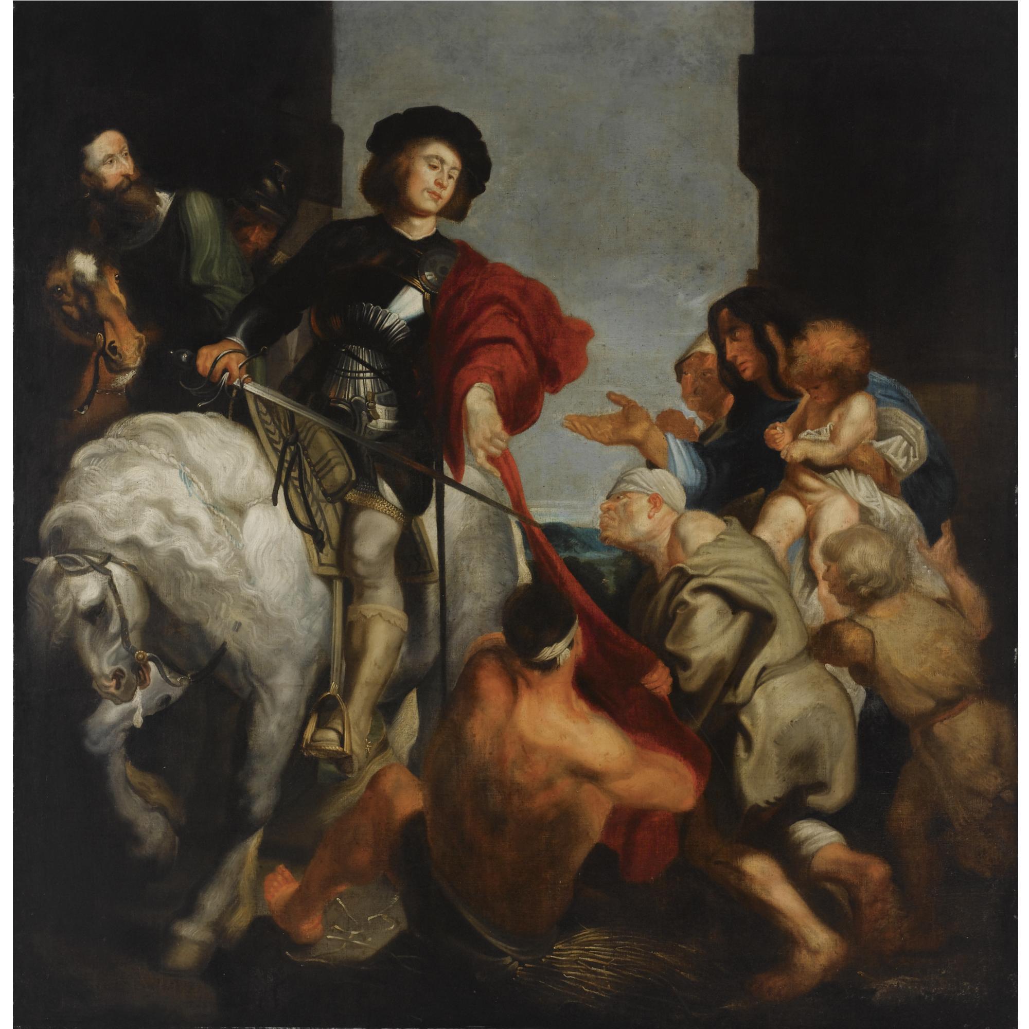 St. Martin Dividing His Cloak | Art.Salon
