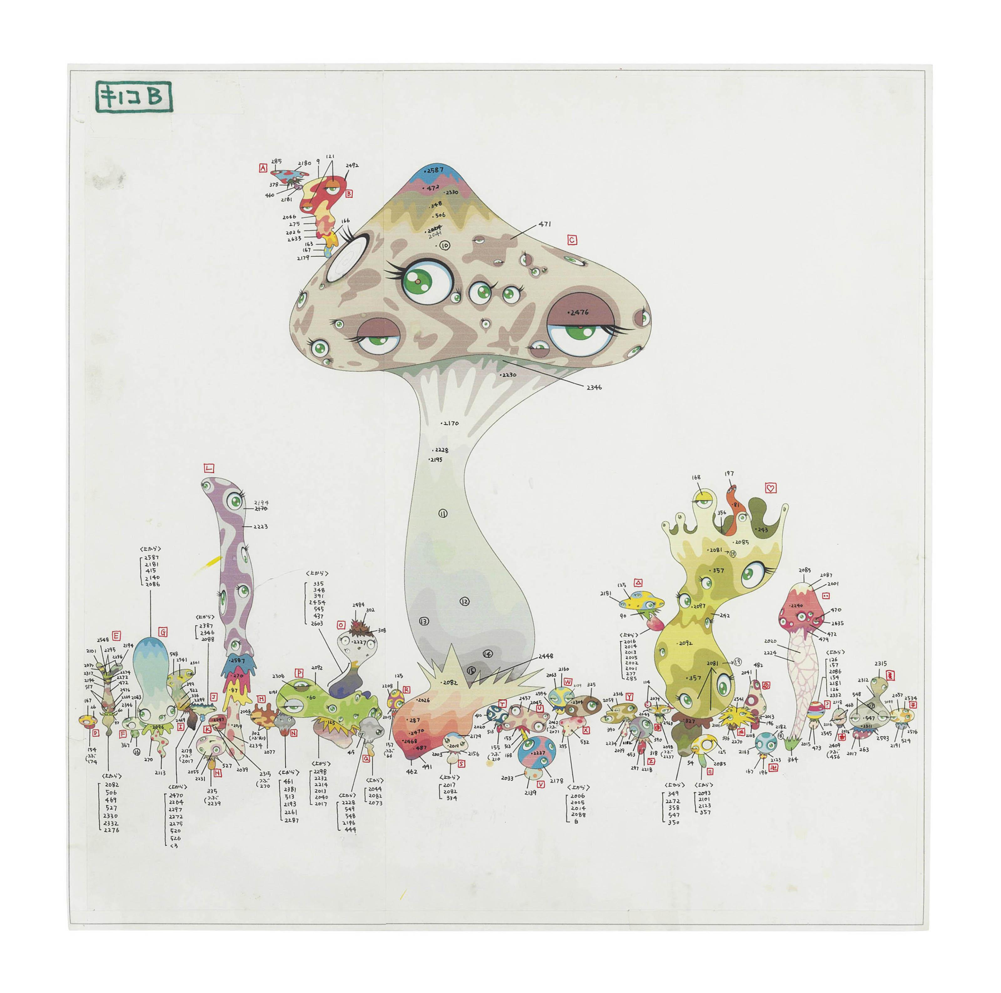 Smooth Nightmare Drawing by Takashi Murakami | Art.Salon