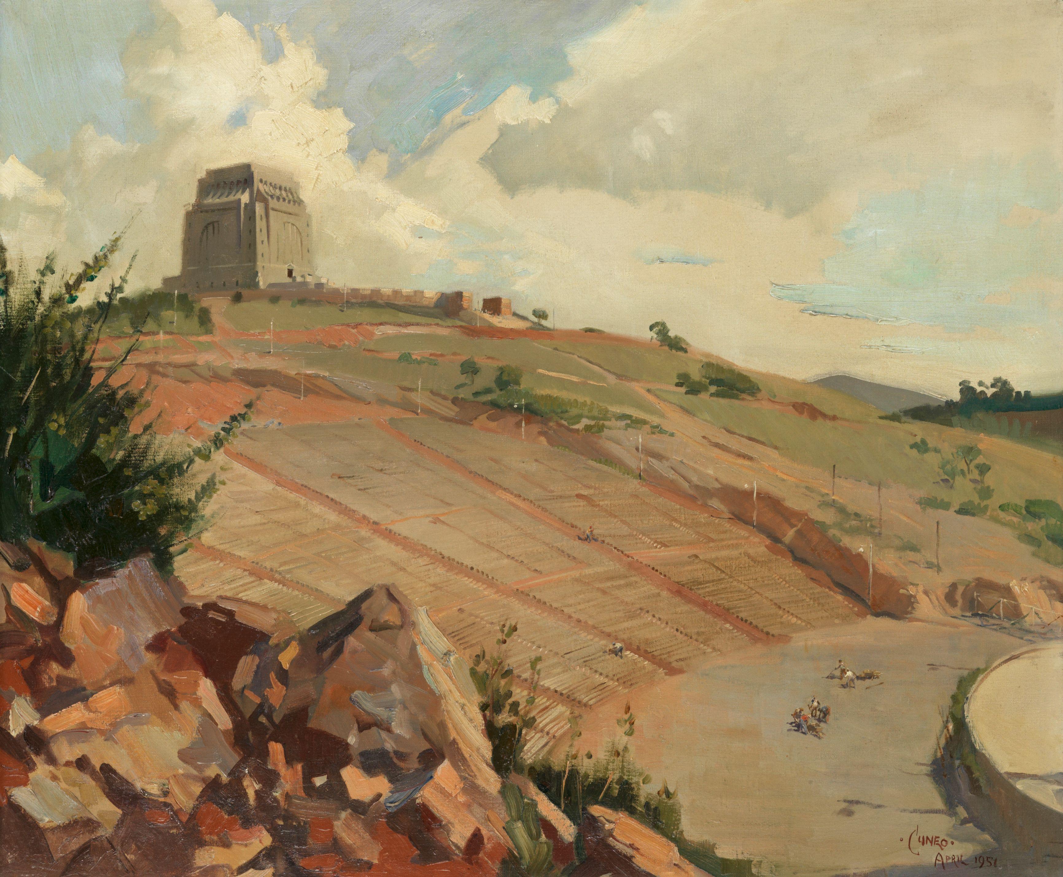 Voortrekker Monument from the Amphitheatre, Pretoria, South Africa by ...