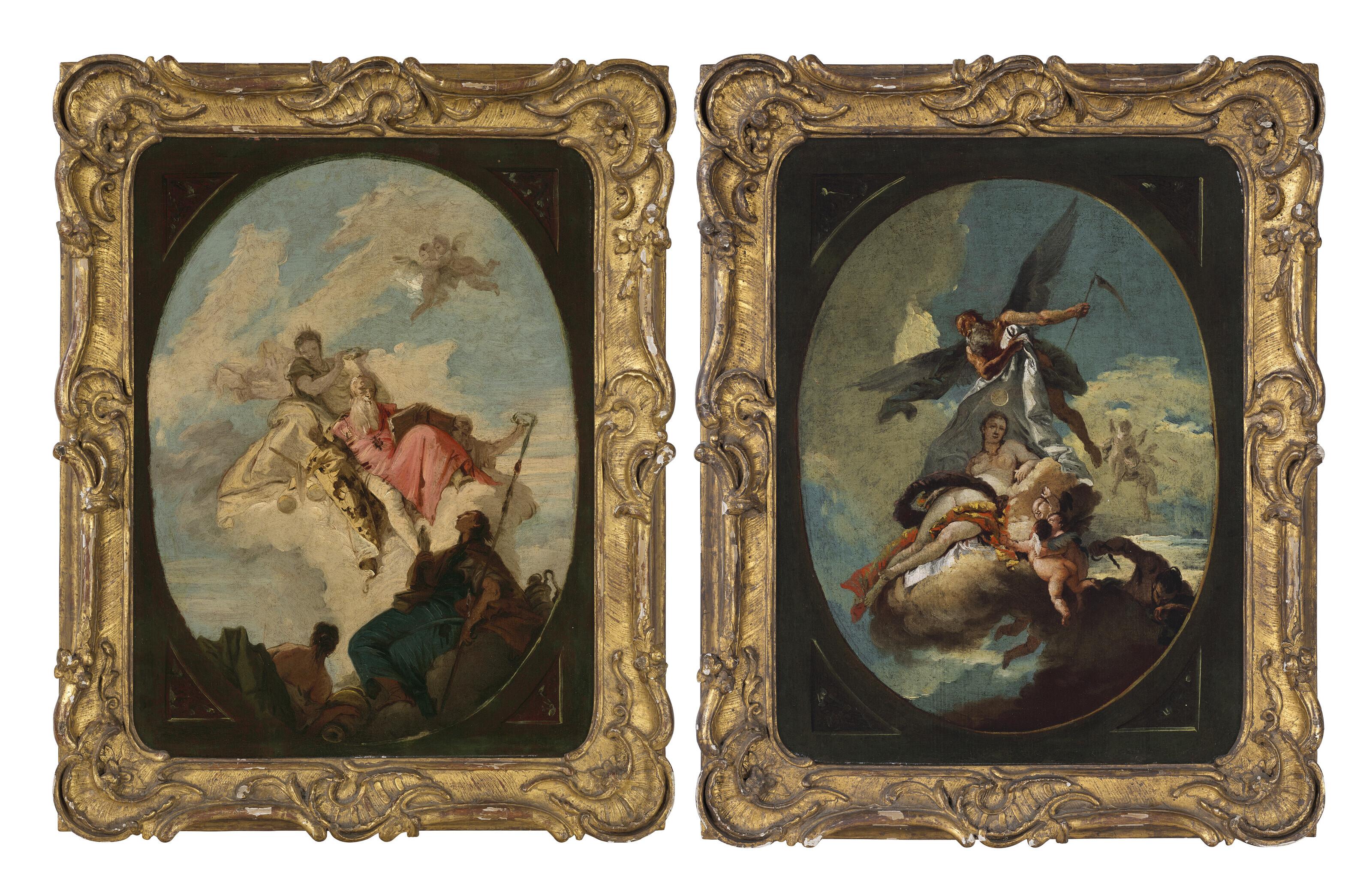 The coronation of the poet Genesio Soderini; and Time discovering Truth ...