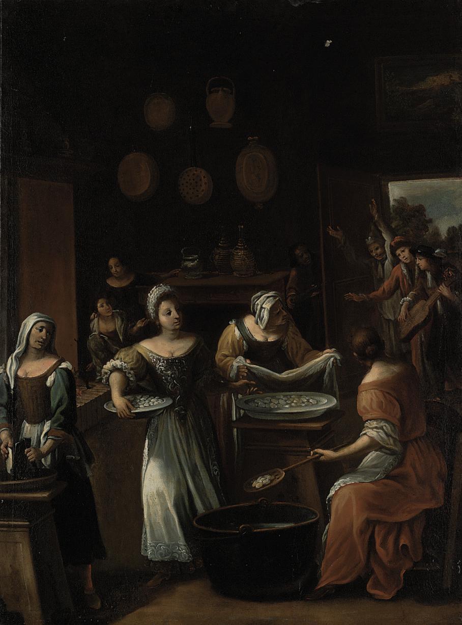 The Gnocchi Bakery: The interior of a kitchen with women preparing ...