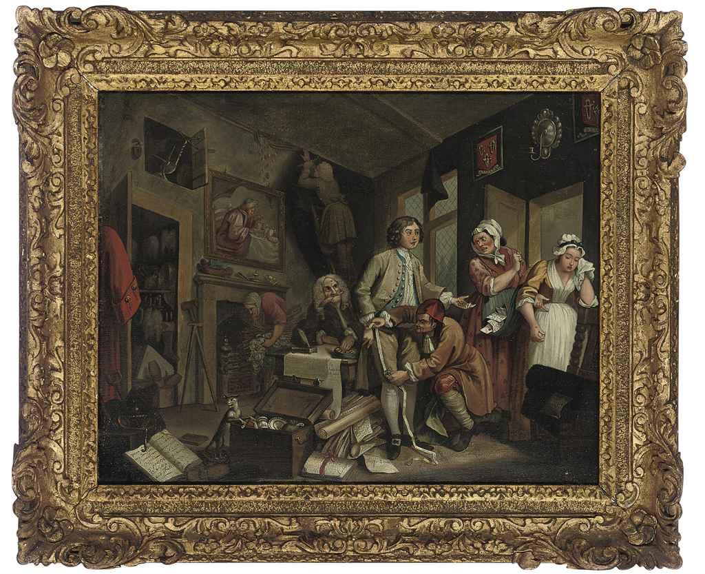 The Rake taking possession of his estate; and The Rake in prison | Art ...