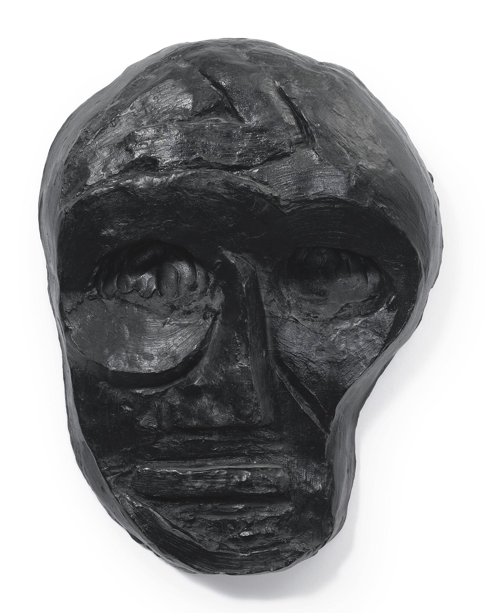 Bronze Portrait (Midnight Mask) by Thomas Houseago | Art.Salon