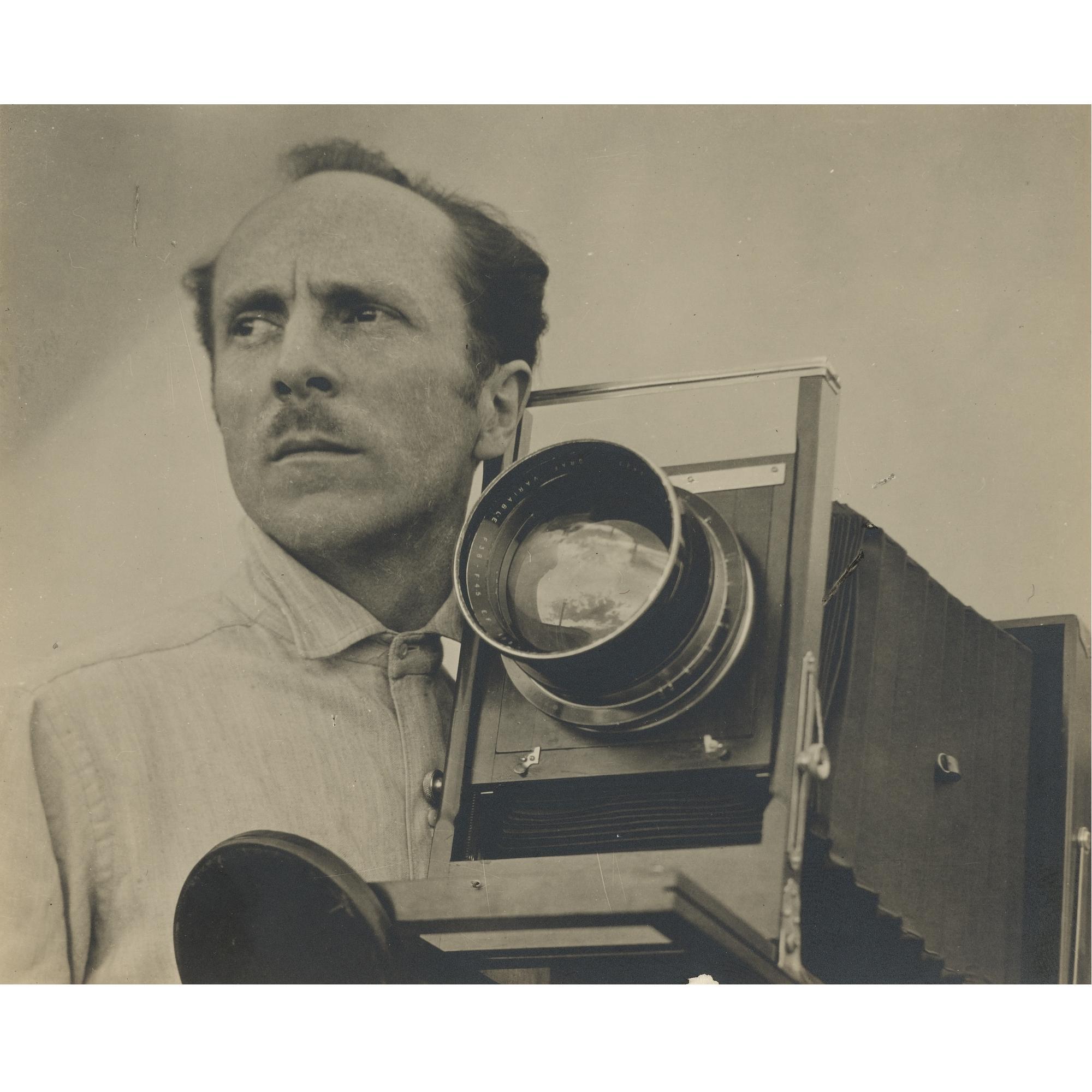 Portrait Of Edward Weston With A View Camera, C. 1923-1924 by Tina ...