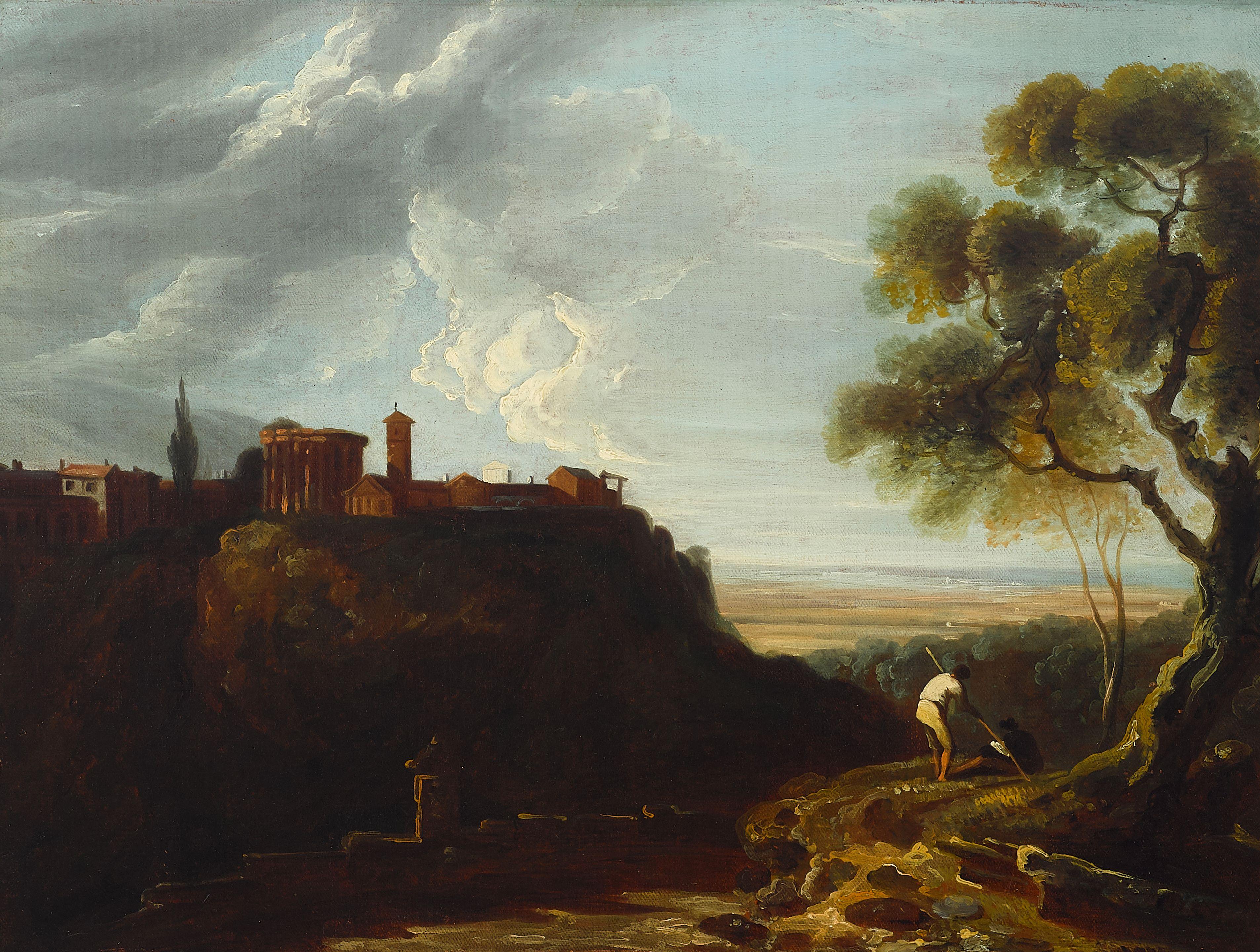 Tivoli, the Temple of the Sibyl and the campagna | Art.Salon