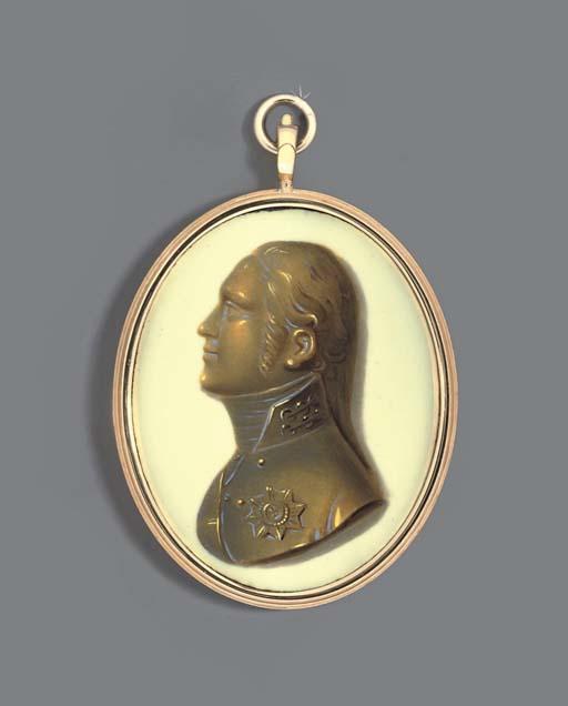 Tsar Alexander I of Russia (1777-1825), In Profile To The Left ...