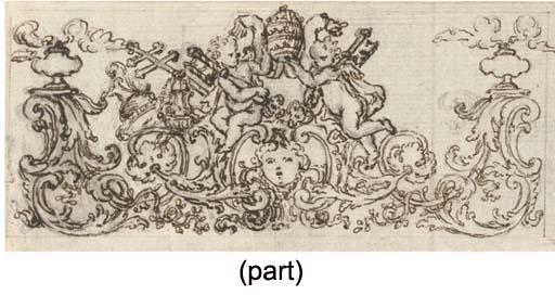 Twelve designs for ecclesiastical decorations with emblems of the ...