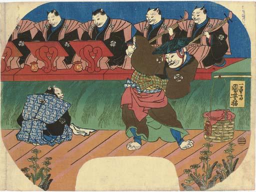 Fox Kabuki by Utagawa Kuniyoshi | Art.Salon