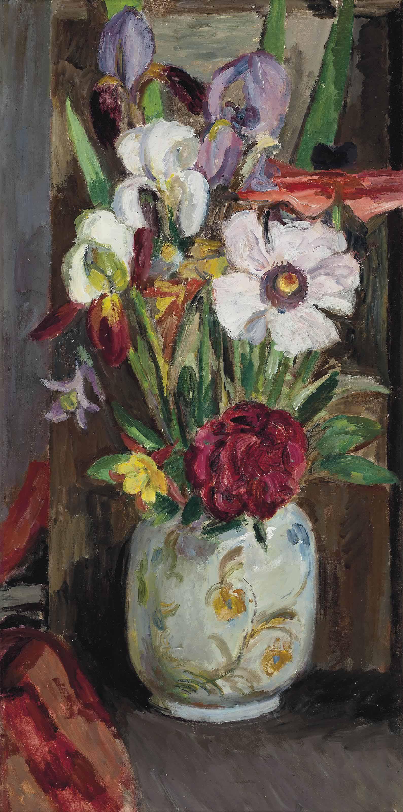 Still life with summer flowers by Vanessa Bell | Art.Salon