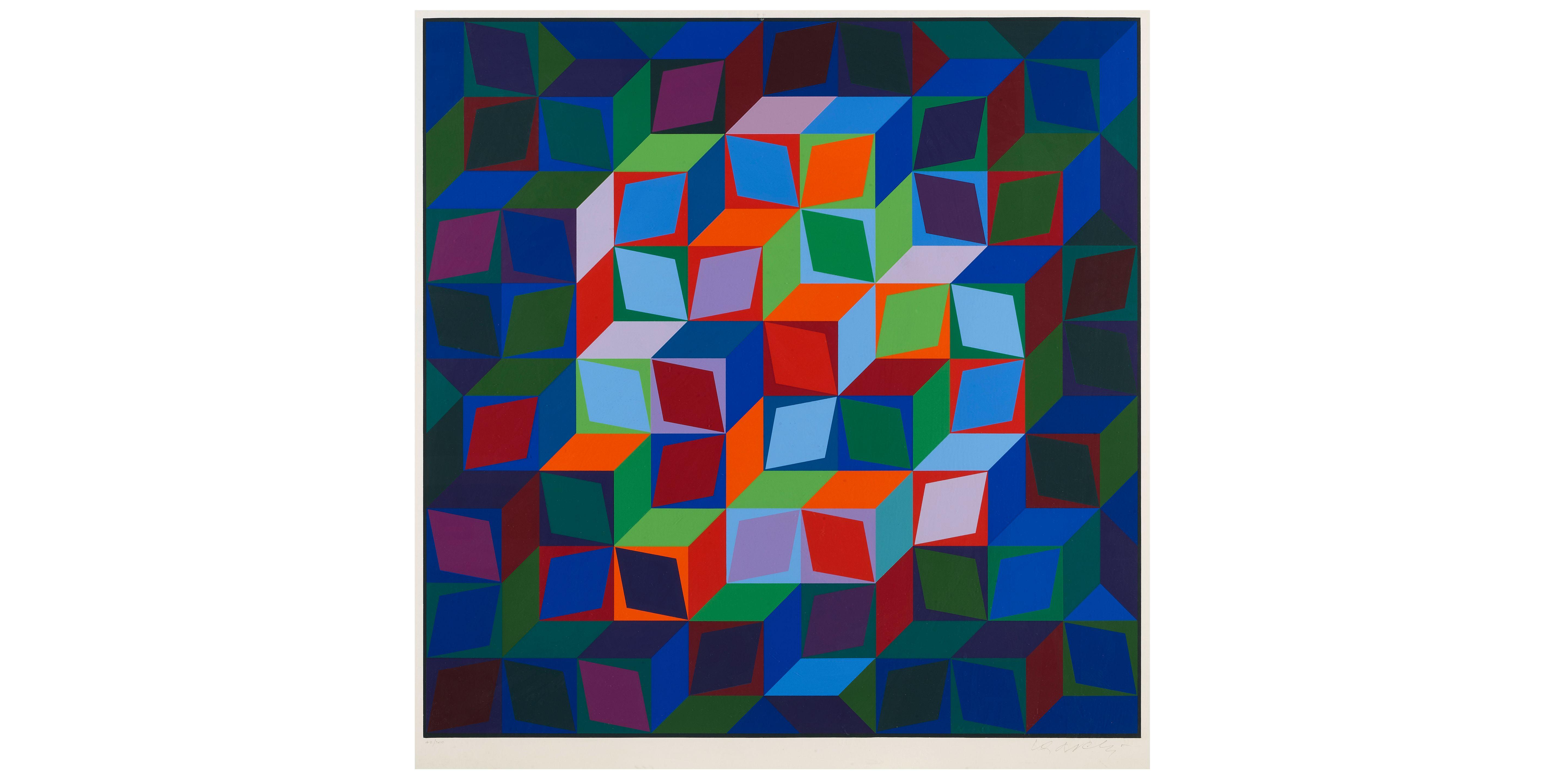 Deuton MC, from Hexagone by Victor Vasarely | Art.Salon