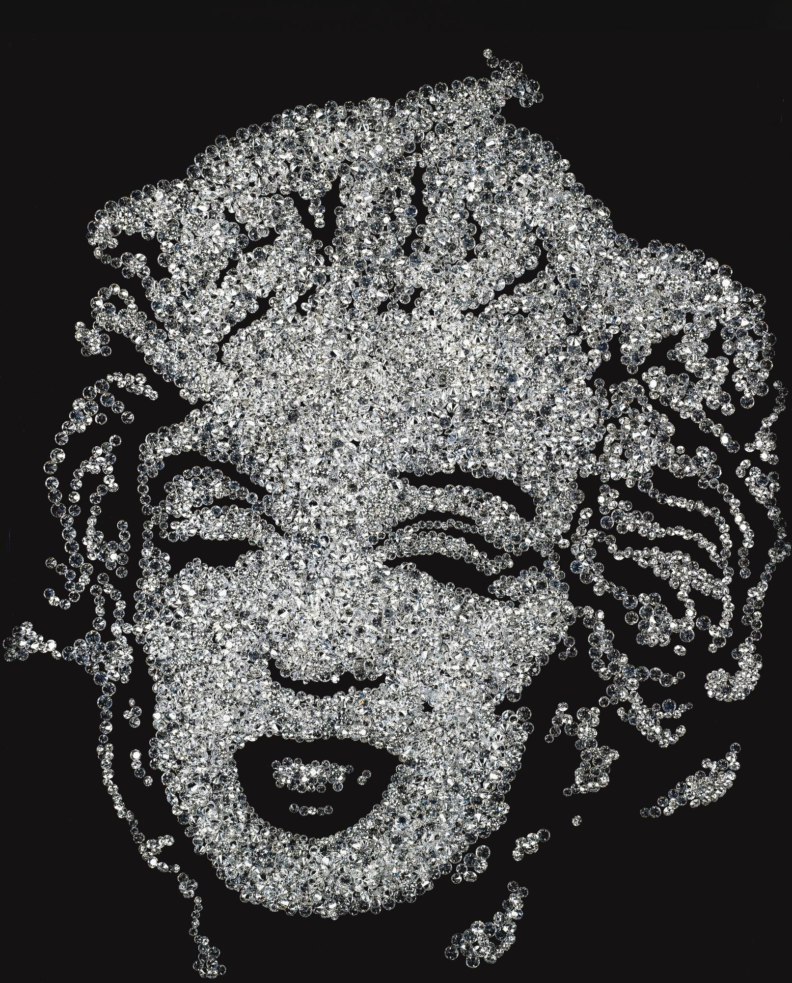 Marilyn Monroe (From Pictures Of Diamonds) by Vik Muniz | Art.Salon