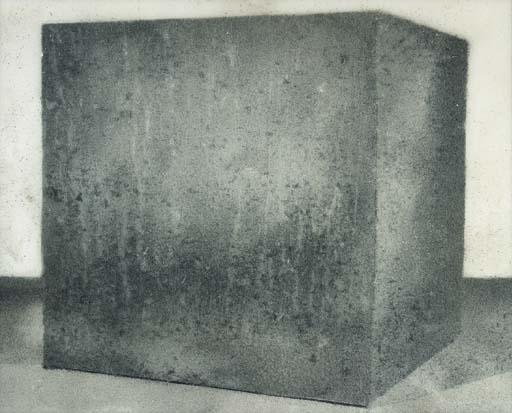 Tony Smith, Die, 1962 (Pictures of Dust) by Vik Muniz | Art.Salon