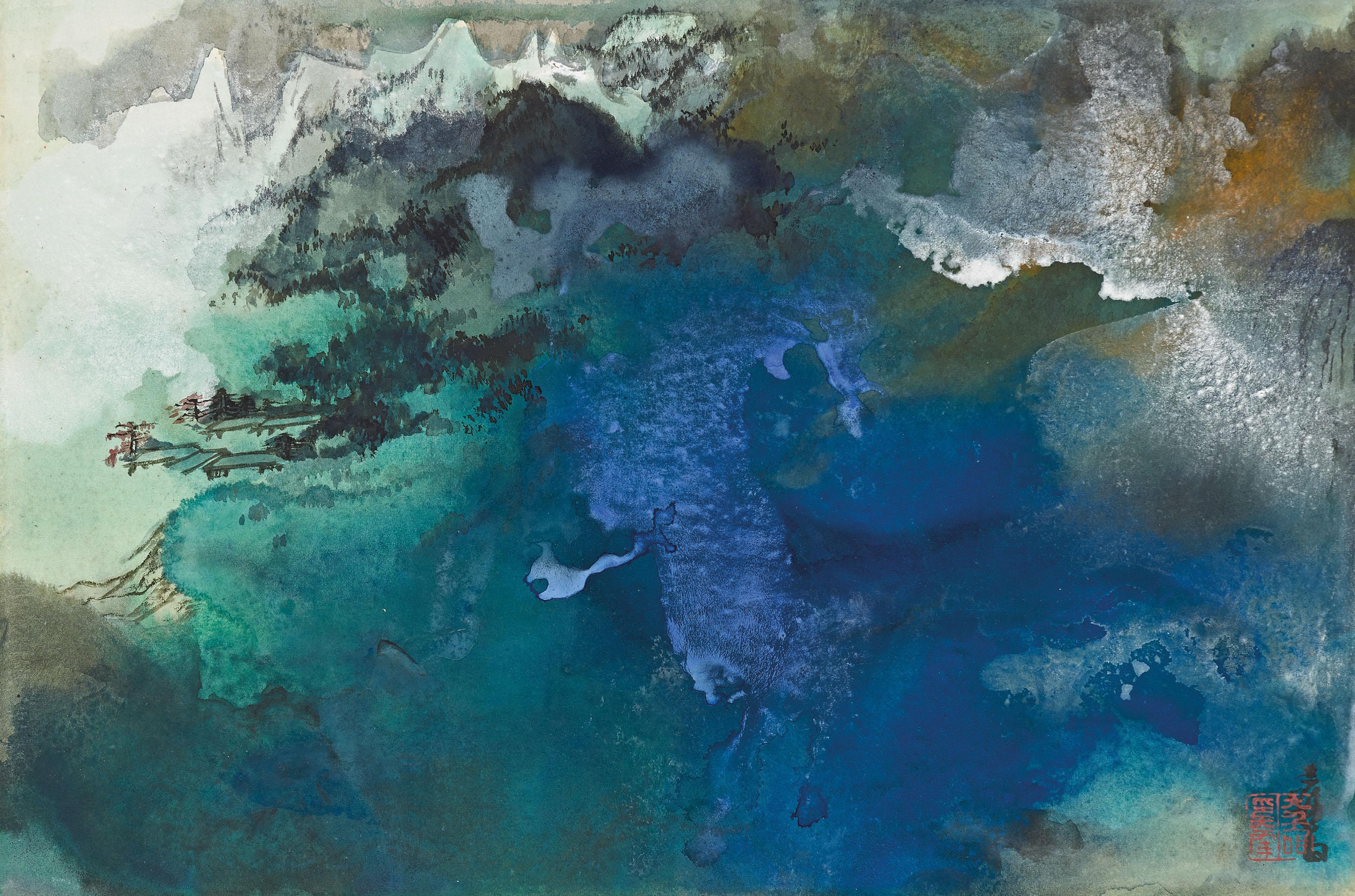 Splashed-Colour Landscape by Zhang Daqian | Art.Salon